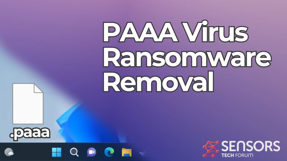 Virus Paaa [.Archivos paaa] desencriptar + Removerlo [Fijar]