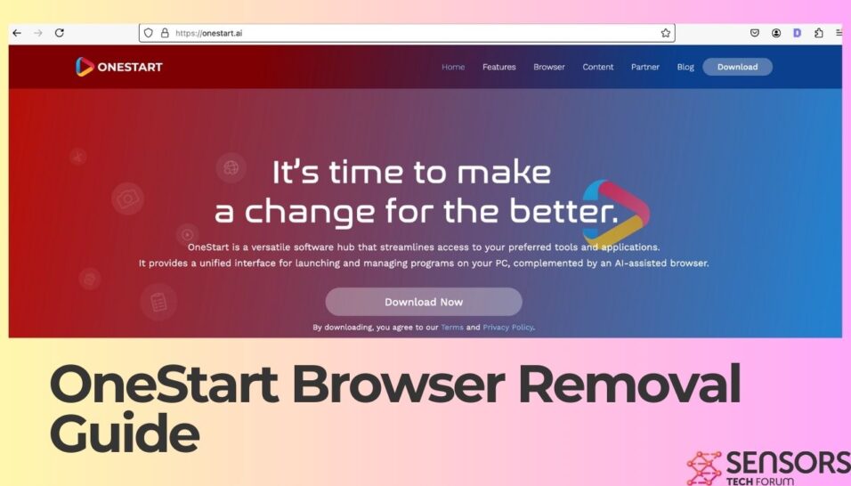 Guida alla rimozione del malware del browser OneStart