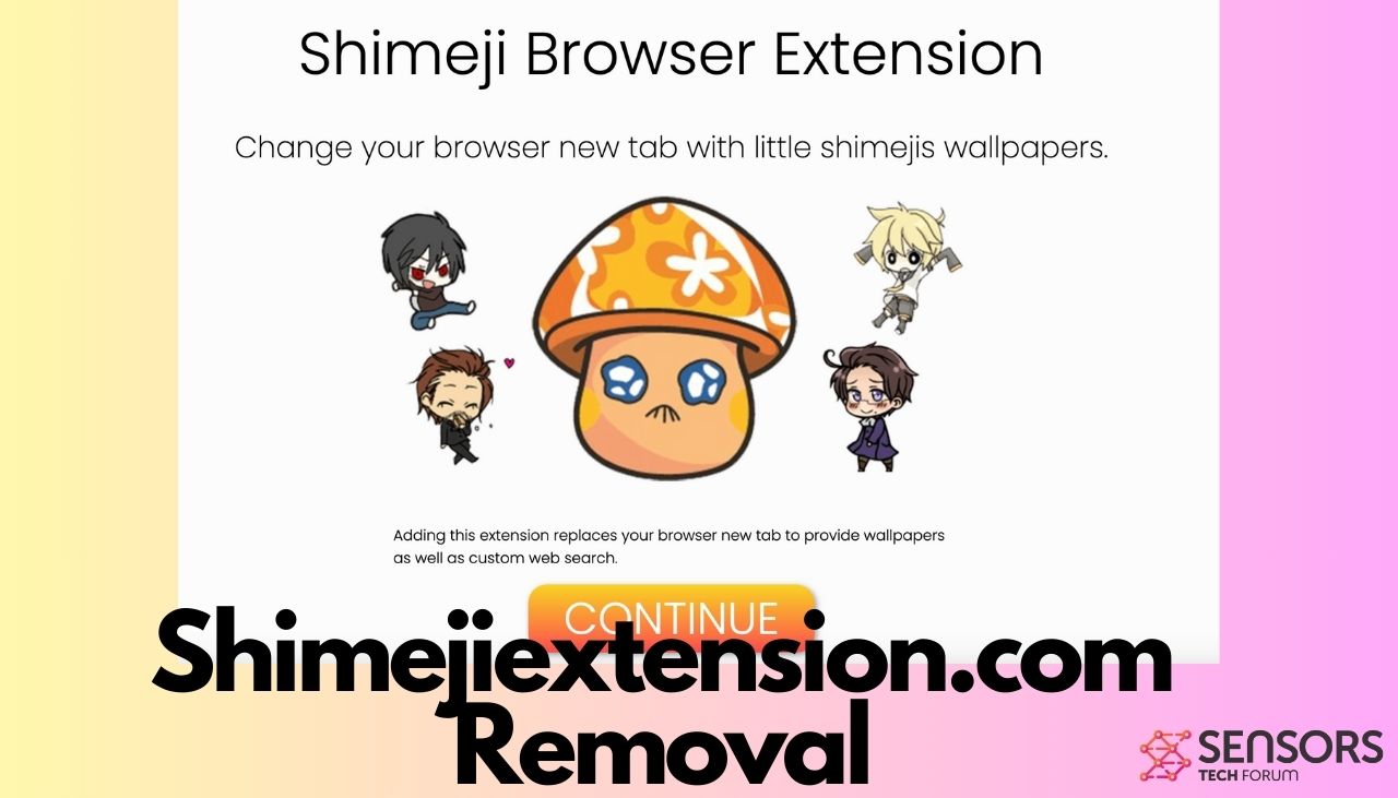 Shimejiextension.com Redirect Virus Removal Guide