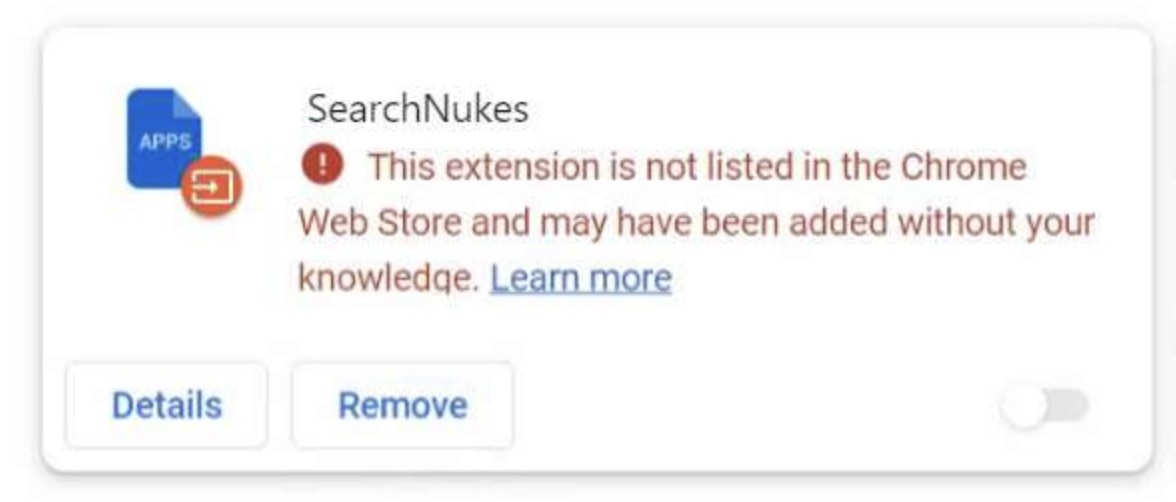 How to Remove SearchNukes Virus Extension