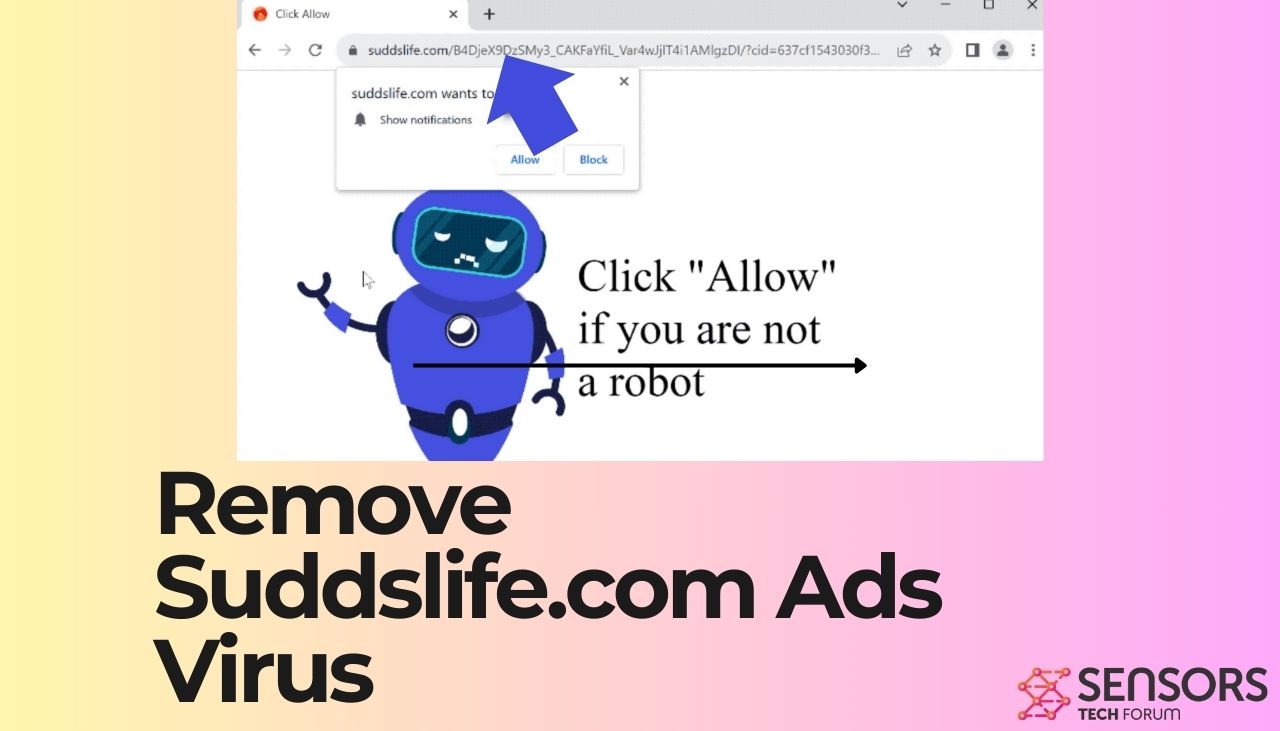 Suddslife.com Ads Virus Removal