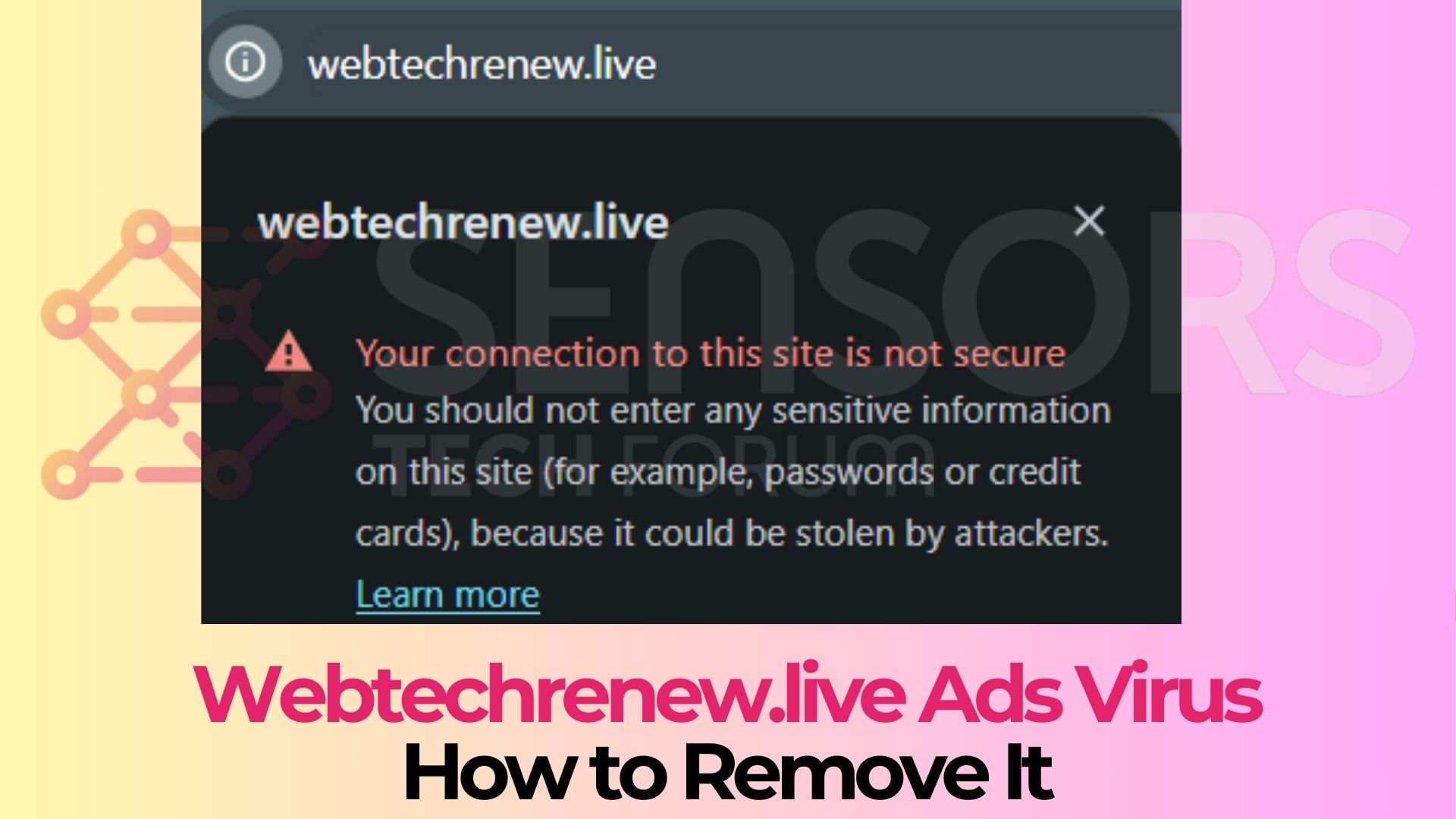 Webtechrenew.live Pop-up Ads Virus - Removal Guide