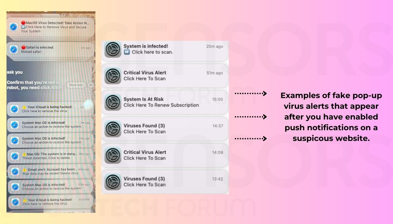 MaCos Virus Detected! Pop-up Alerts - How to Remove