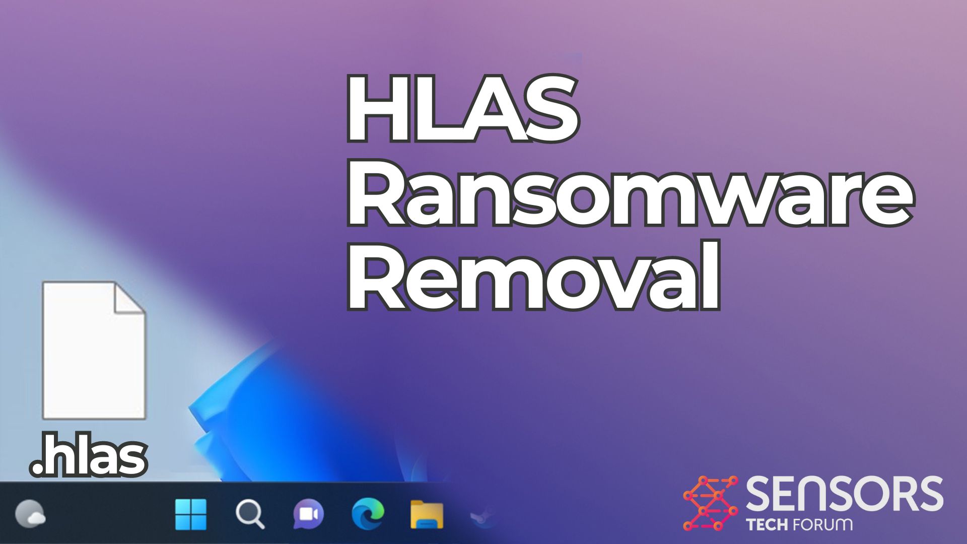 HLAS Virus Ransomware [.hlas Files] - Remove + Decrypt [Fix]