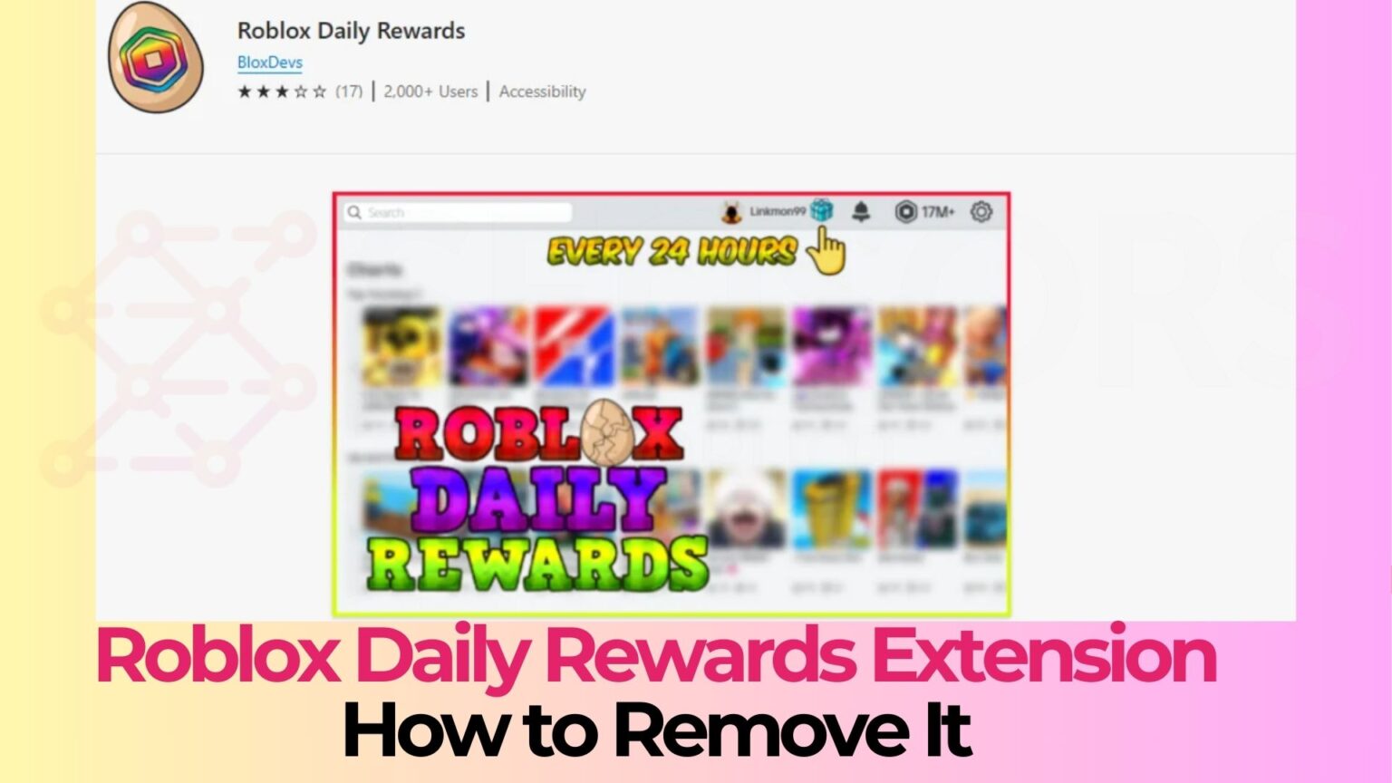 Roblox Daily Rewards Virus Extension - Removal Guide [Fix]