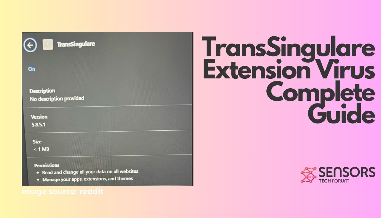 TransSingulare Extension Virus - How to Remove [Complete Guide]