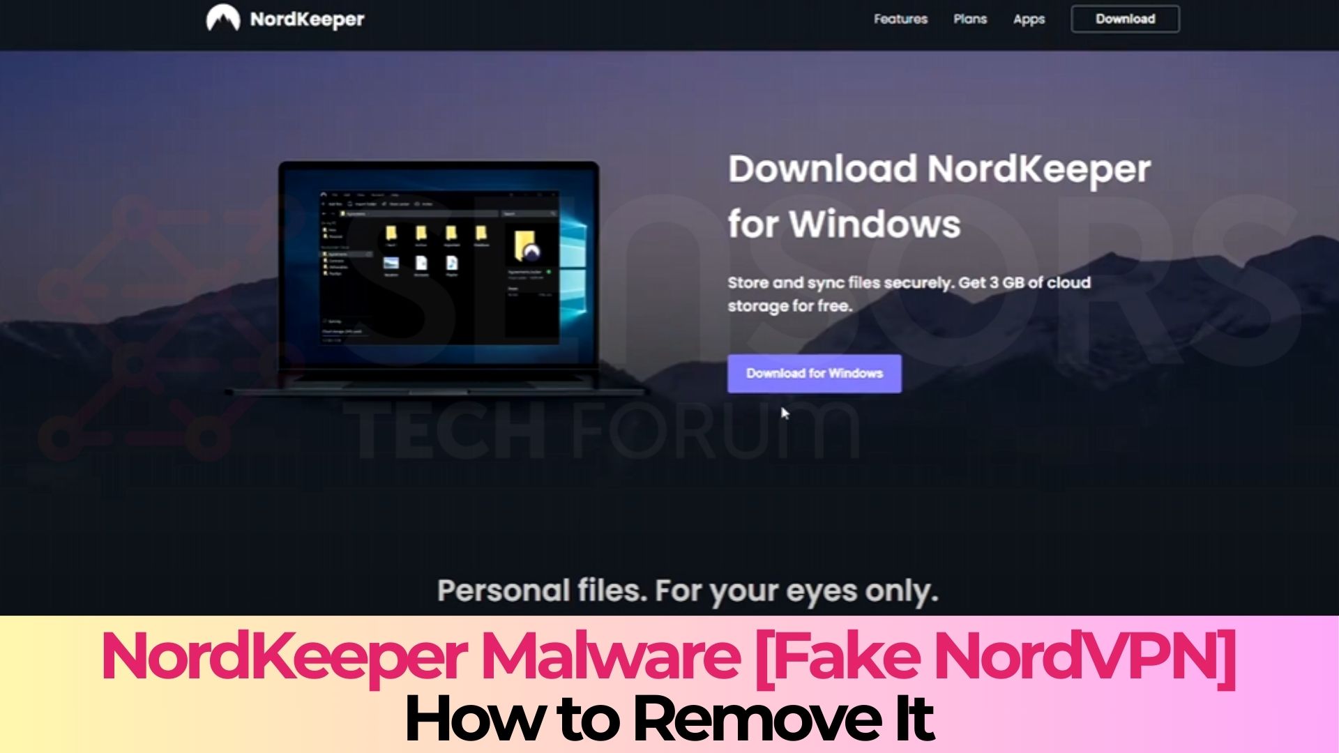 NordKeeper (Fake NordVPN) - How to Remove It [Uninstall]