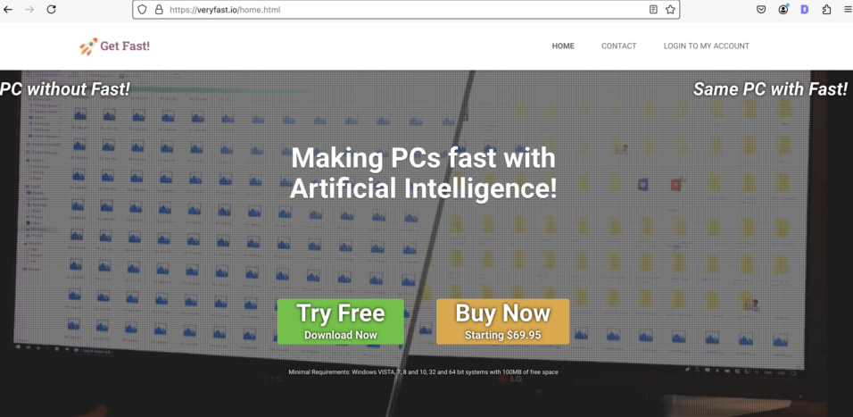 PUP Veryfast.io - Virus Guide de suppression