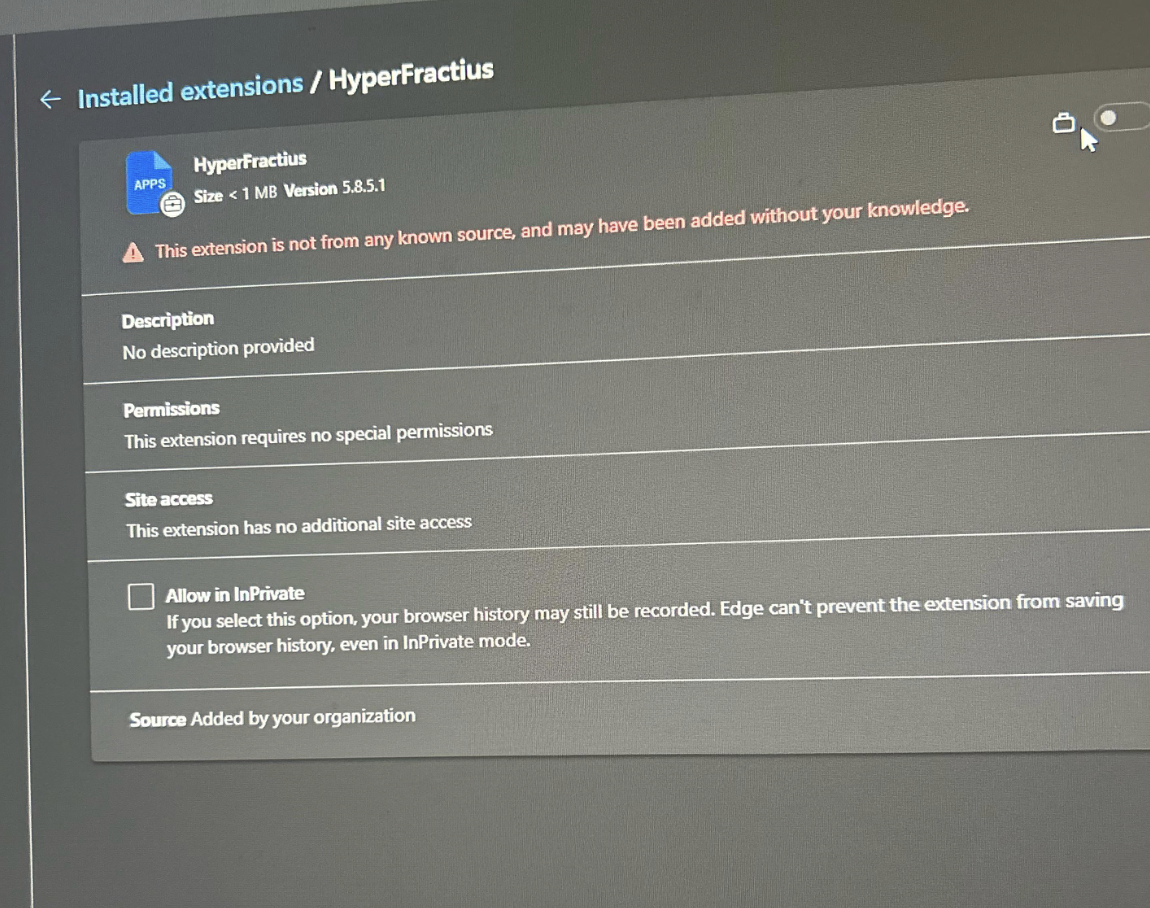 HyperFractius Browser Extension Removal Guide