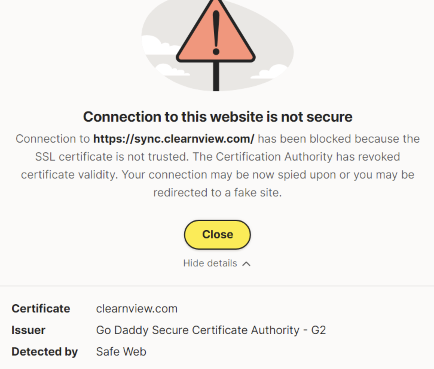 Clearnview Pop-up Virus Removal Guide