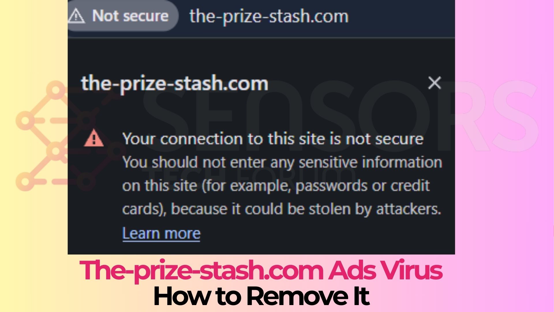 The-prize-stash.com Ads Virus - How to Remove It [Solved]