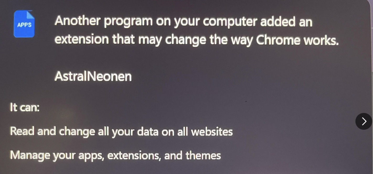 AstralNeonen Extension Virus Removal Guide