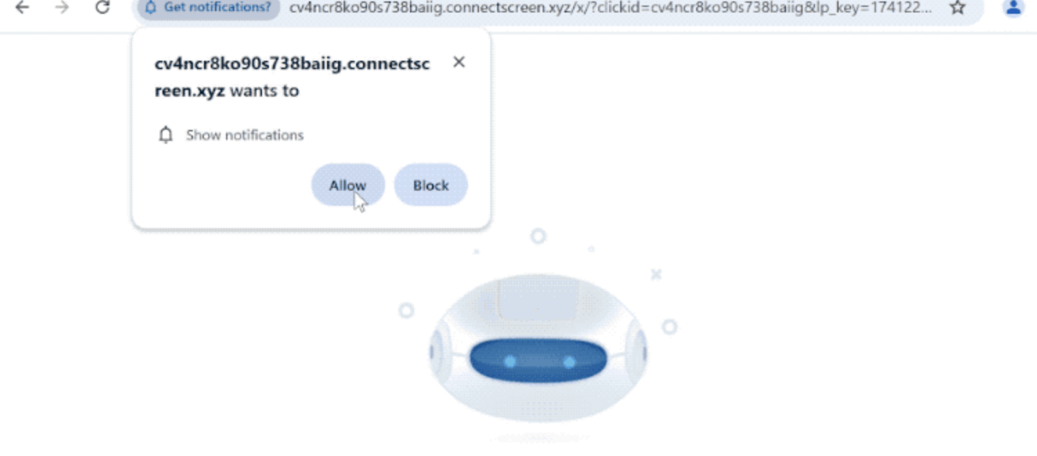 Connectscreen.xyz Ads Removal Guide