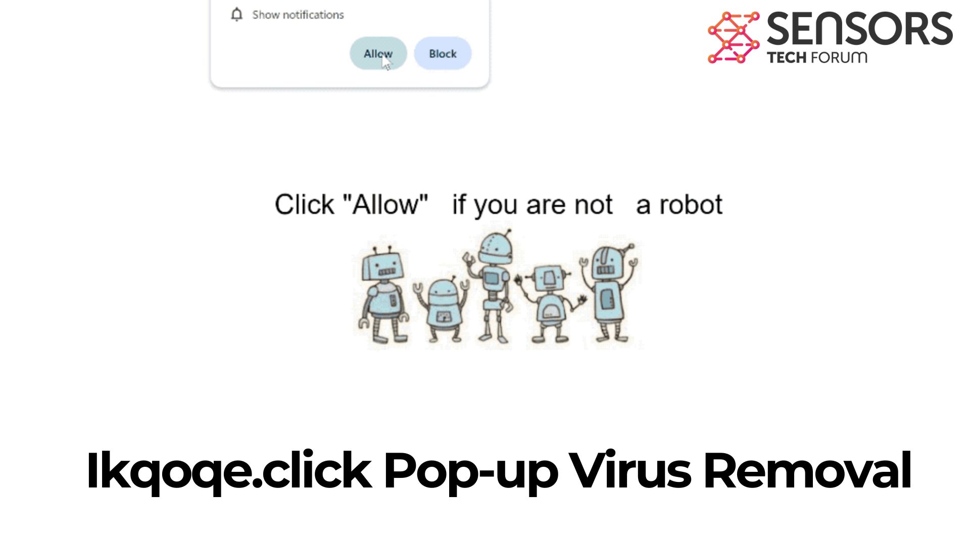 Guide de suppression du virus pop-up Ikqoqe.click