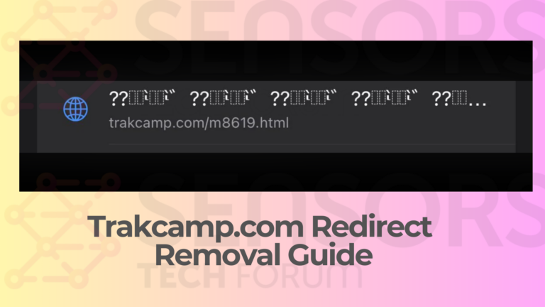 Trakcamp.com Redirects Removal Guide