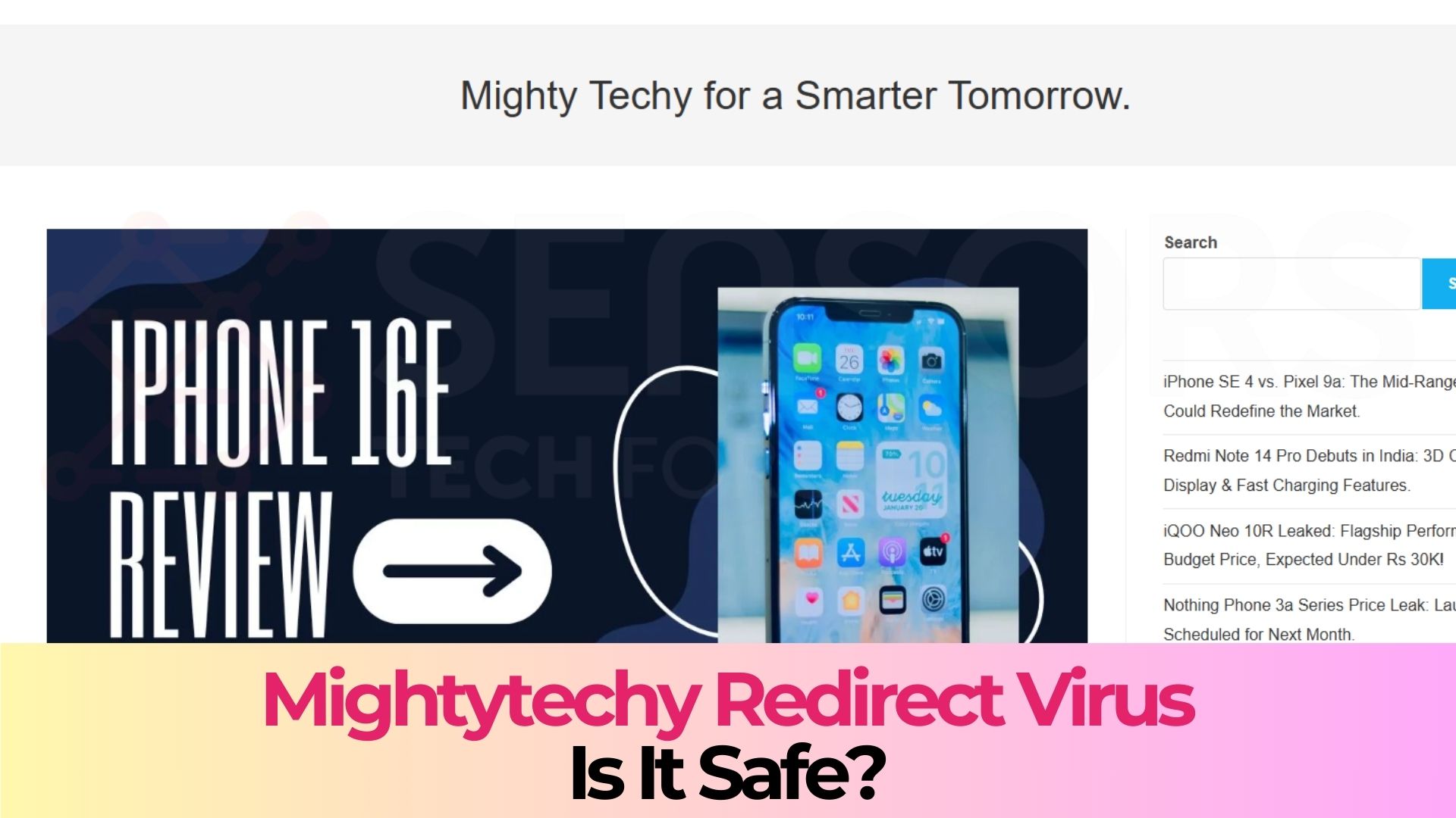 Mightytechy Virus Ads - How to Remove It