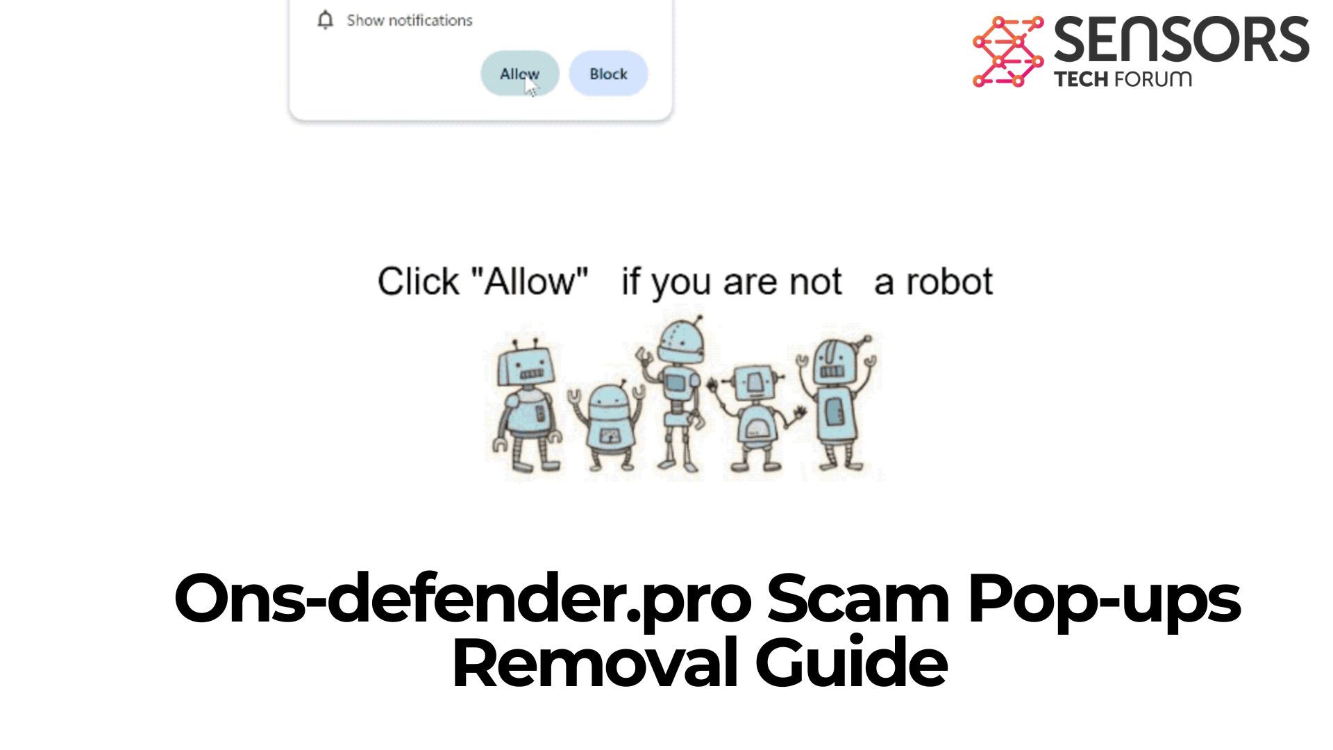Ons-defender.pro Pop-up Ads Virus - How to Remove