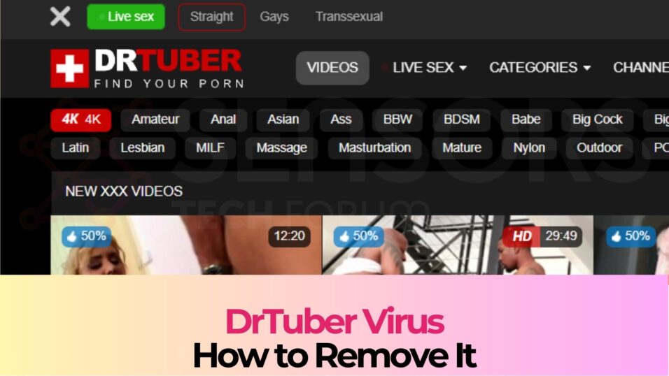 DrTuber.com Ads - Is It Safe? [Virus]