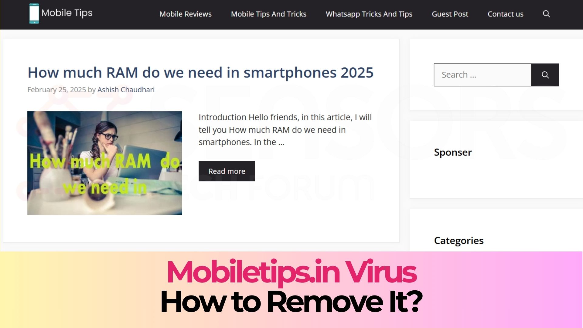 Mobiletips.in Malware - Removal Instructions [Fix]