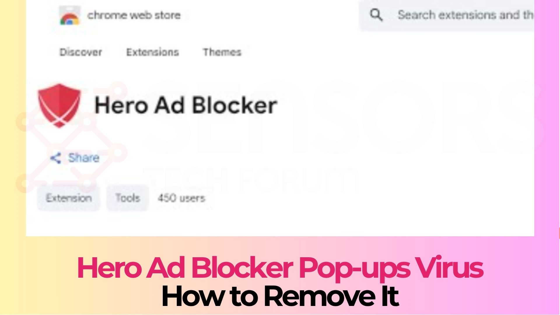 Logiciel malveillant Hero Ad Blocker - Guide de suppression [résolu]