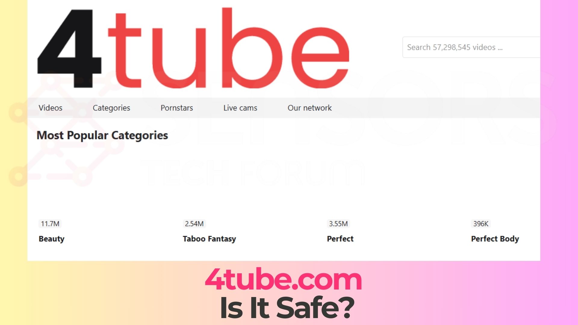 4tube.com - Is It Safe? [Unsafe Redirects]