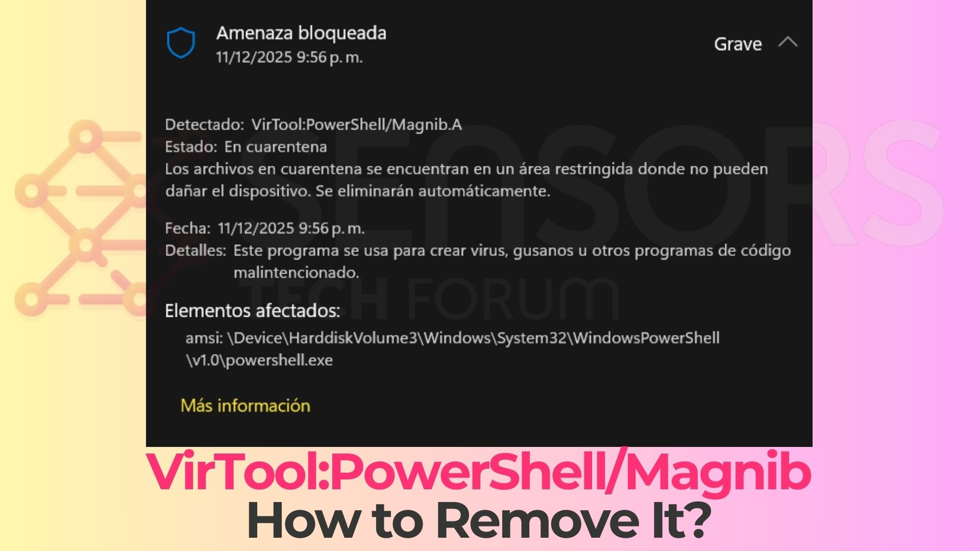VirTool:PowerShell/Magnib Virus - How to Remove It