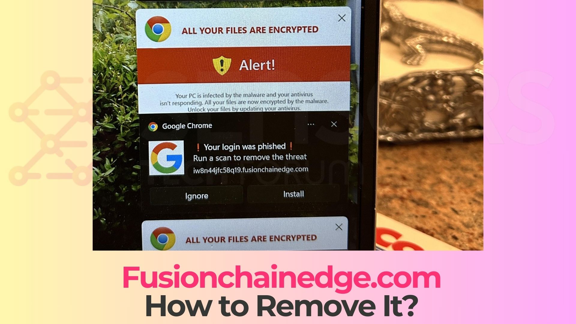 Fusionchainedge.com Fake McAfee Pop-ups - Removal