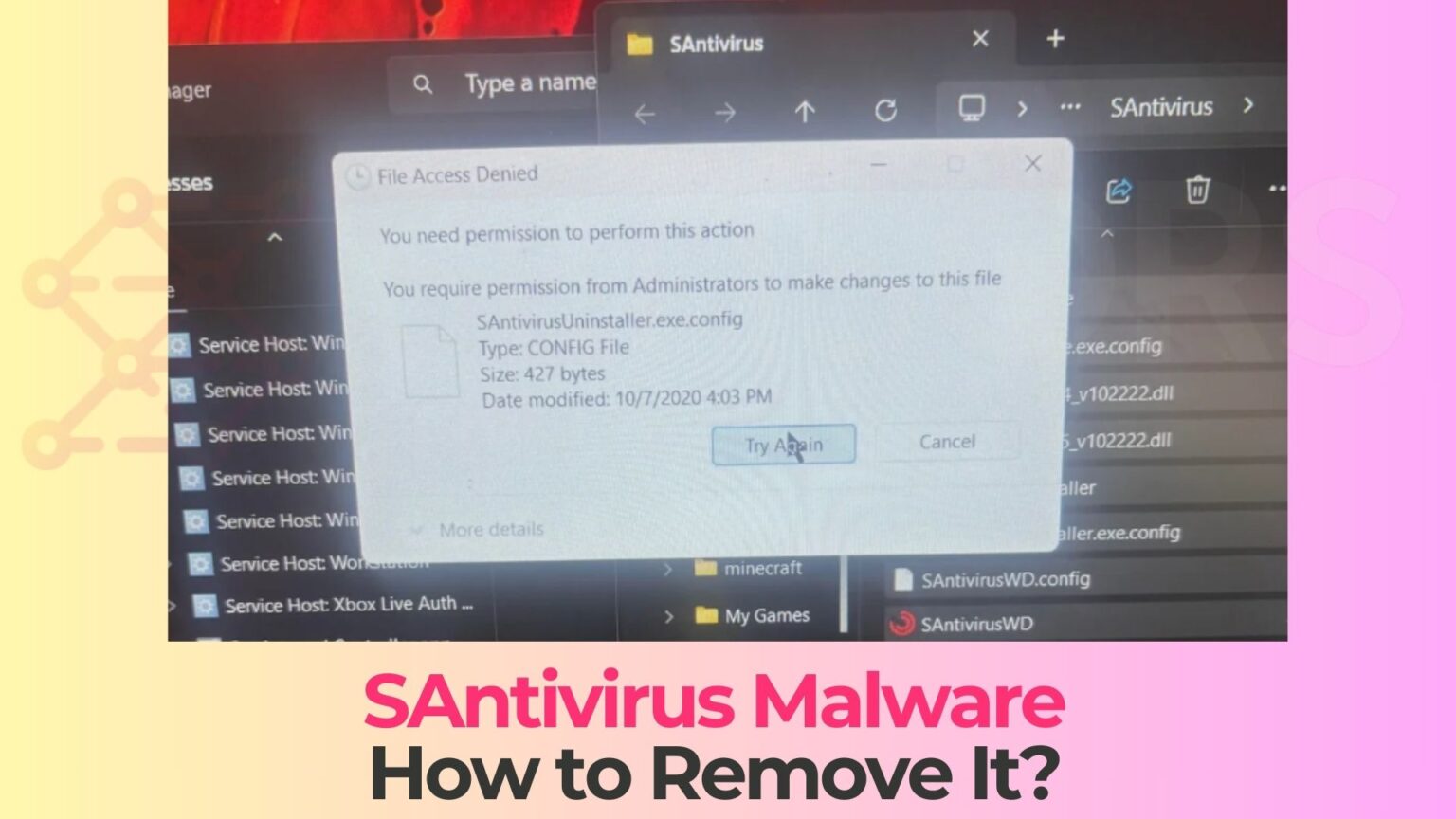 SAntivirus Malware - How to Remove It [PUP]
