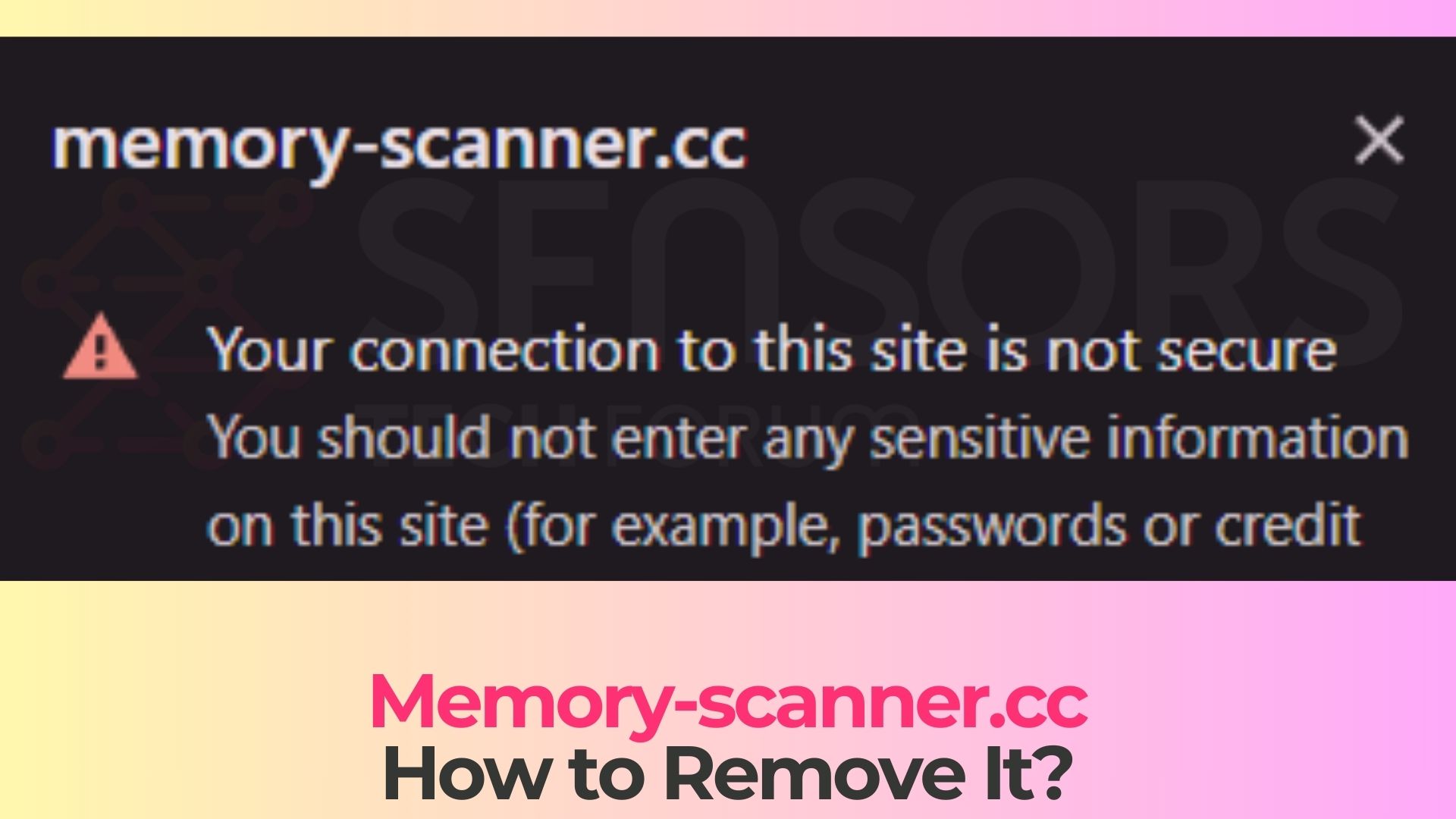 Memory-scanner.cc Redirects Virus - Removal Guide
