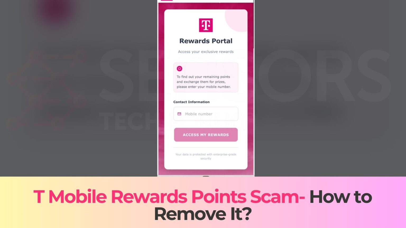 T Mobile Rewards Points Scam - Removal Guide