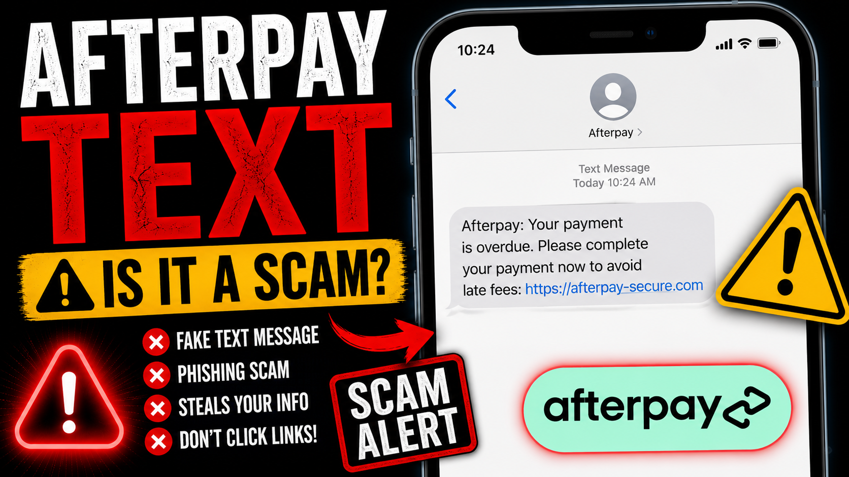 Afterpay Text – Is It a Scam?